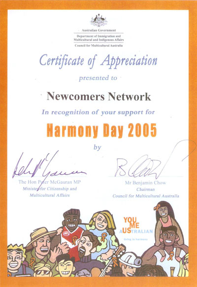 Newcomers Network Awards and Recognition